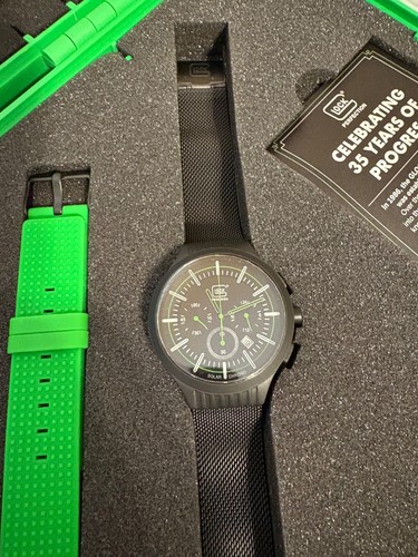Glock Limited Edition 35th Anniversary Titanium Solar Chrono Watch 1 of ...