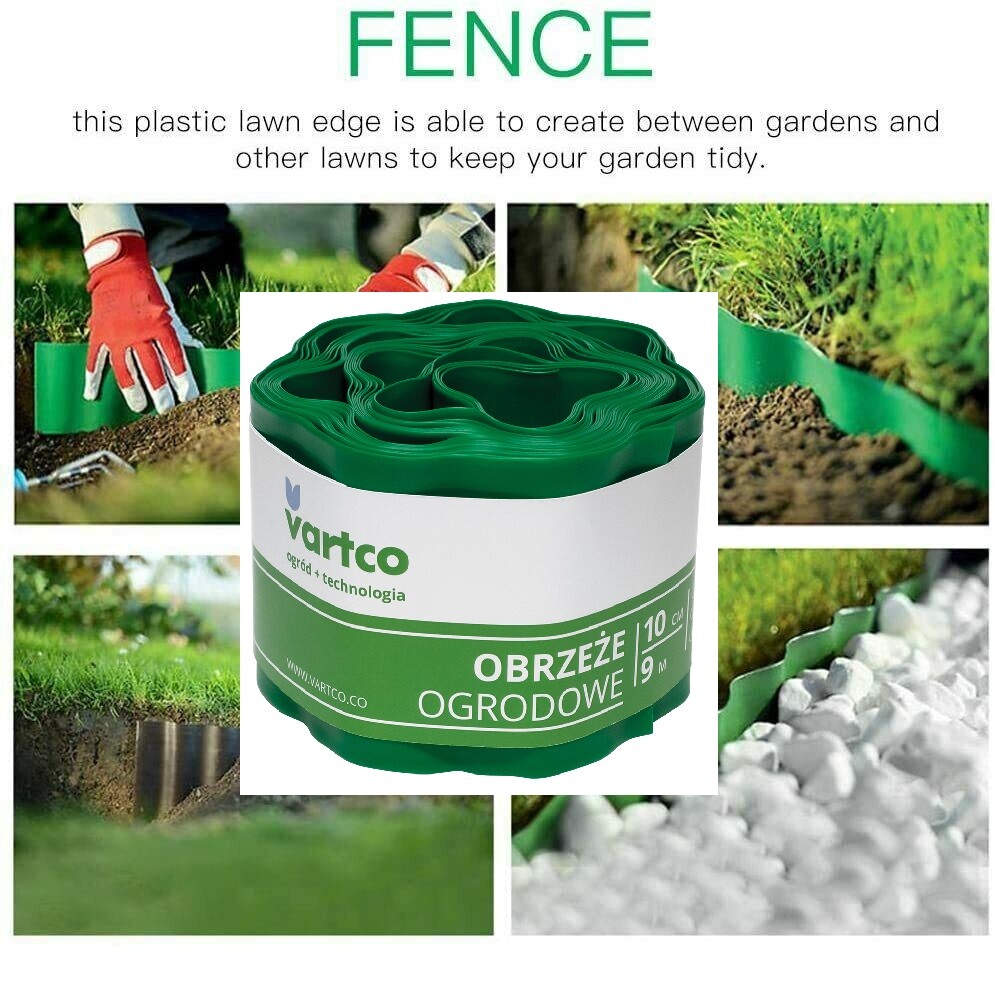 Flexible Garden Lawn Grass Edging Border Fence Panel Plant Wall ...