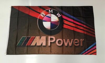 BMW Style 9 Banner Flag Car M Power Series Motorsport Mechanic Workshop ...