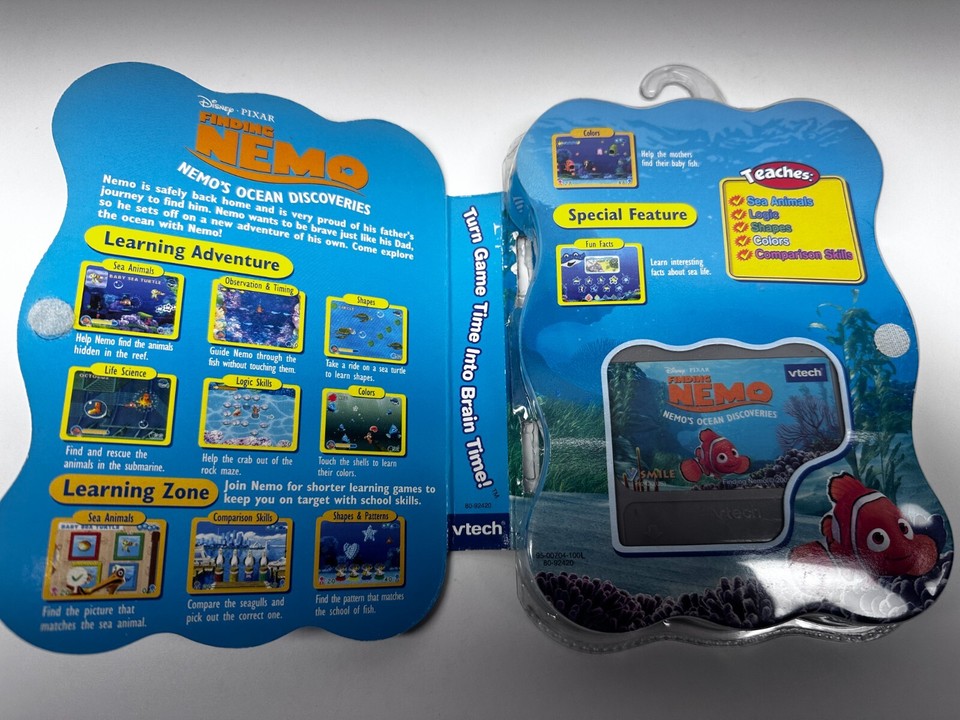 Disney Pixar Vtech Vsmile Finding Nemo Ocean Discoveries Game | eBay