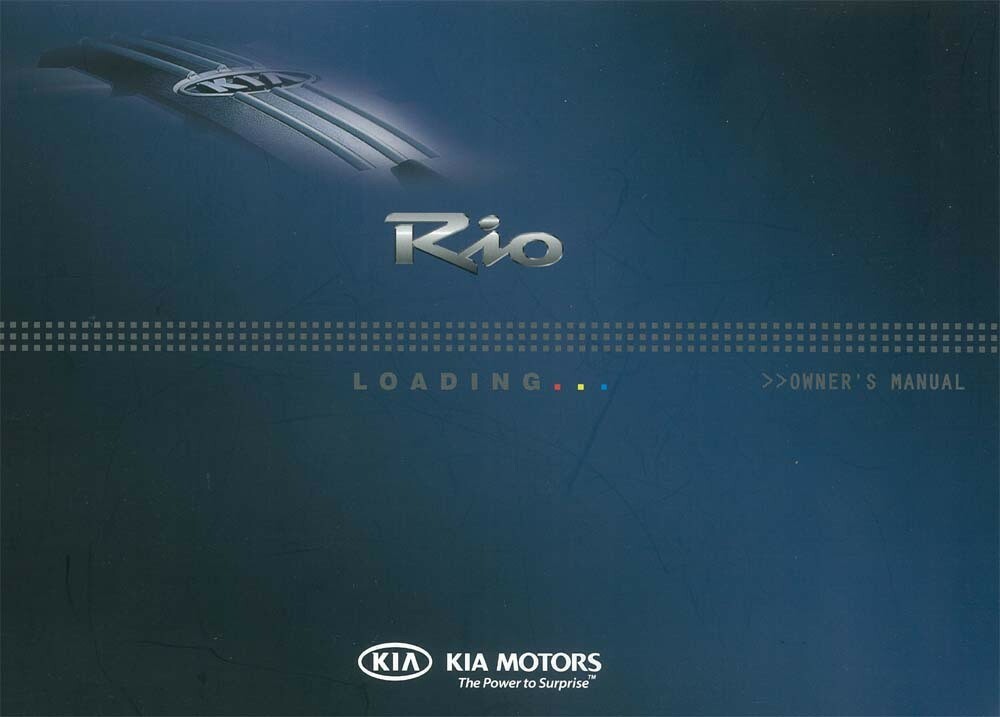 2010 Kia Rio Owners Manual User Guide | eBay