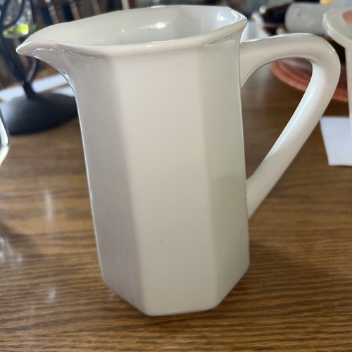 Vintage White Creamer /Pitcher 6.5” Tall | eBay