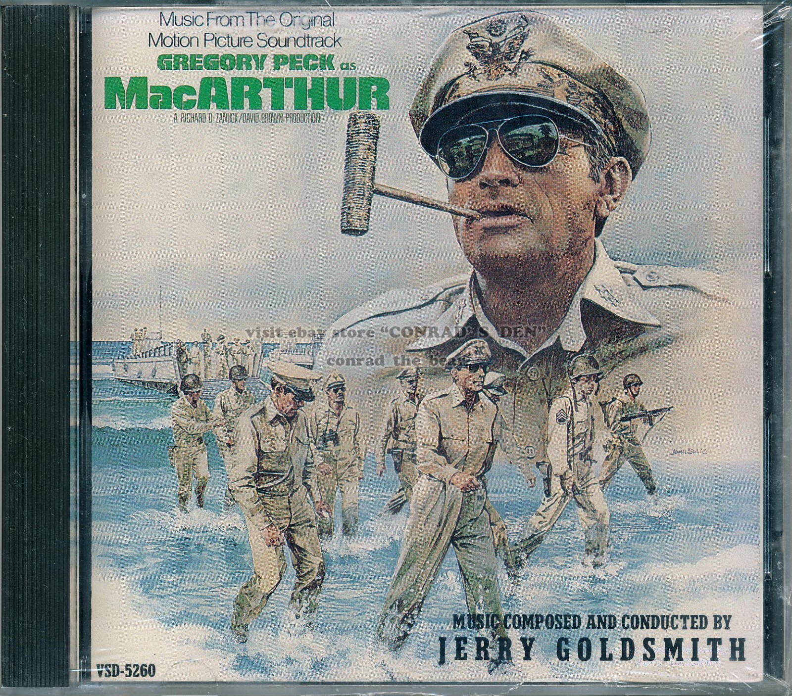Jerry Goldsmith "MacARTHUR" soundtrack score CD VSD-5260 SEALED out of print 30206526028| eBay