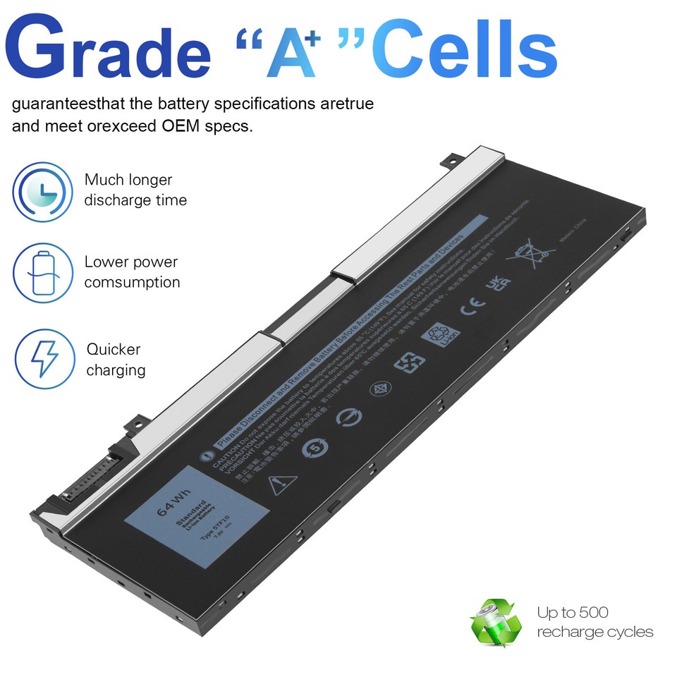 5TF10 Battery For Dell Precision 7730 7740 7530 7540 P34E P34E001 P74F ...