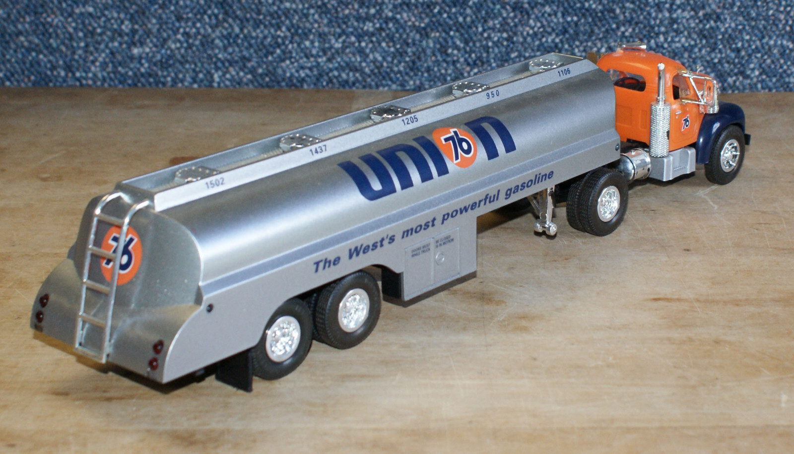 Vintage 1953 Plastic Steel Union 76 Fuel Truck Gas Oil Tanker Toy ...