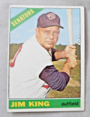 1966 Topps #369 Jim King Washington Senators Baseball Card Ex | eBay