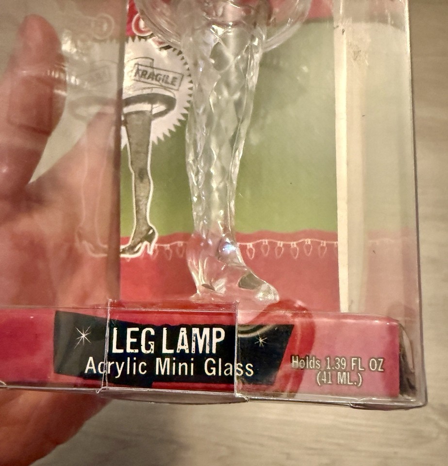 A Christmas Story Leg Lamp Fragile Acrylic Mini Glass Stocking Stuffer ...