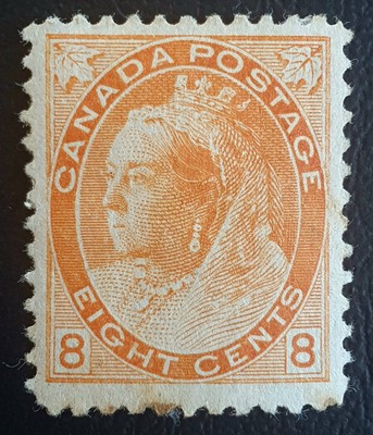 1898-1902 Canada QV 8c Stamp. MH. Very good. 99p start. | eBay