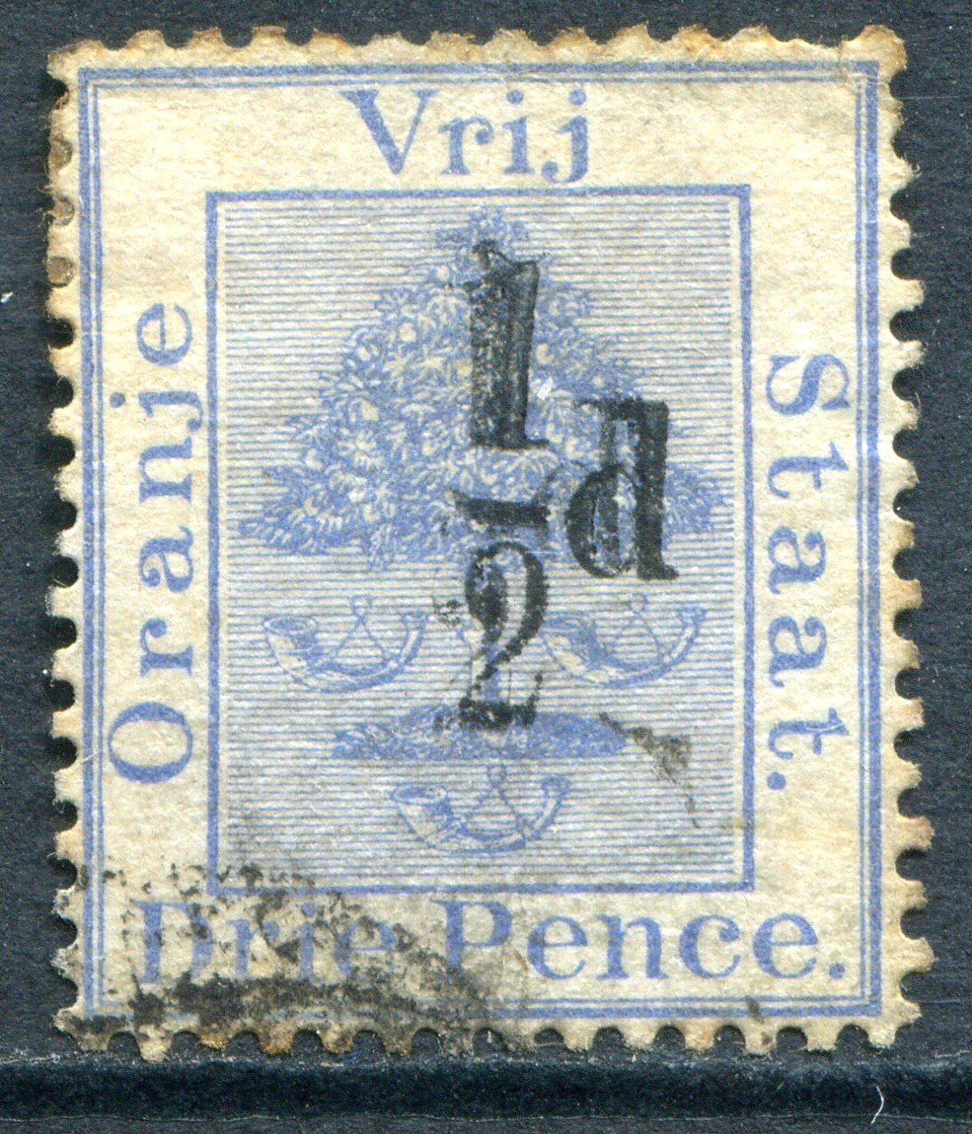 (12) VERY GOOD 1896 ORANGE FREE STATE 1/2d OVERPRINT DOUBLED USED | eBay UK