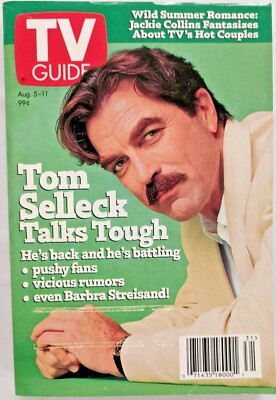 TV Guide Magazine August 5-11 1995- Tom Selleck-M247 | eBay