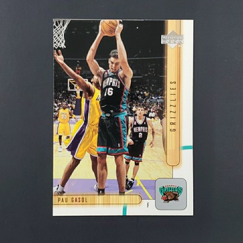 2001-02 Upper Deck #306 Pau Gasol Rookie Card Memphis Grizzlies | eBay