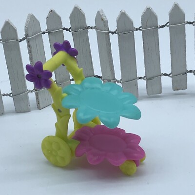 LITTLEST PET SHOP LPS Lpsa Flower Cart Moonlit Meadow Fairy Accessory ...