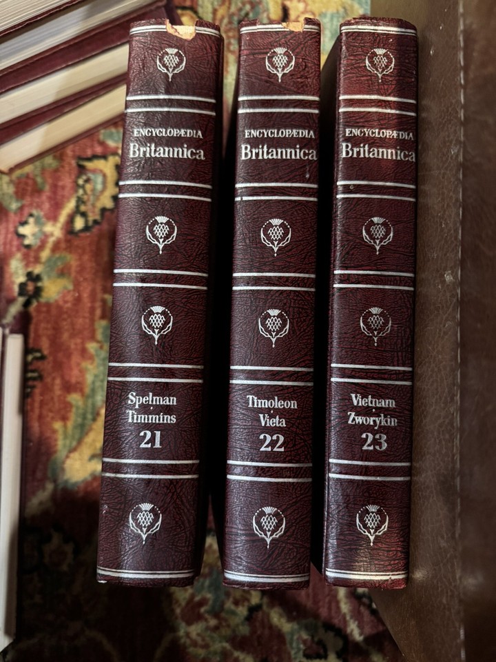 1968 Encyclopedia Britannica 1768 Edition Complete Set 23 Volumes ...