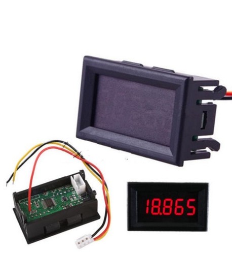 1PCS Red LED 5 Digit DC 0-4.3000-33.000V Digital Voltmeter Voltage ...