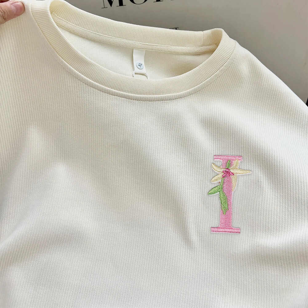 AU Embroidered Sticker Colorful Floral Patches Flower Embroidery ...