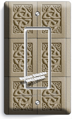 CELTIC TRINITY KNOT IRISH DESIGN SINGLE GFCI LIGHT SWITCH WALL PLATE ...