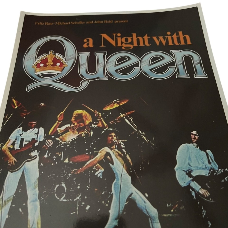 A Night with Queen Replica Concert Poster 1977 Card Stock 8X12 | eBay
