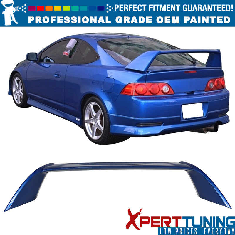 Fits 02-06 RSX DC5 Trunk Spoiler Type R Painted #B507P Arctic Blue ...