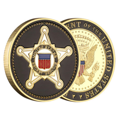 United States Secret Service Challenge Coin Collectable Commemorative 1 ...