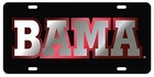 UNIVERSITY OF ALABAMA "BAMA" Mirrored License Plate / Car Tag | eBay