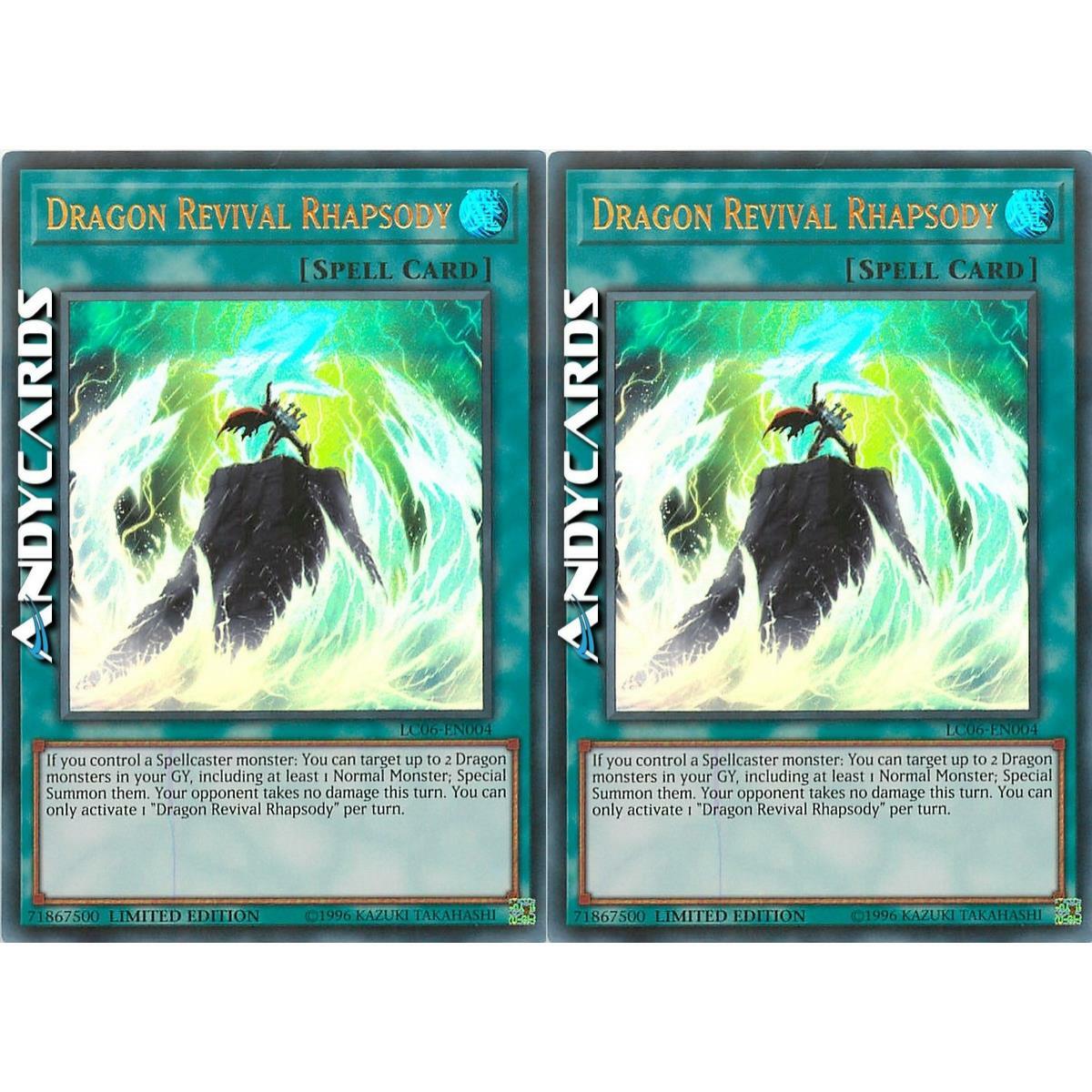 2x DRAGON REVIVAL RHAPSODY (Dragon Rebirth Rhapsody) • Ultra R • LC06 ...