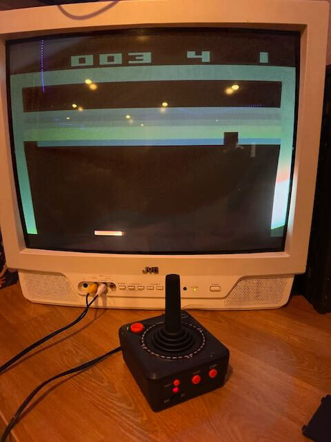 ATARI 2600 Plug N Play 10 in 1 TV Joystick Vintage Arcade Video Game ...