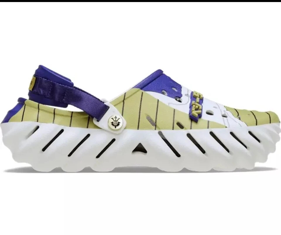 Dragon Ball Z x Echo Clog “Vegeta” Crocs Men’s Size 8-12 NEW FREE ...