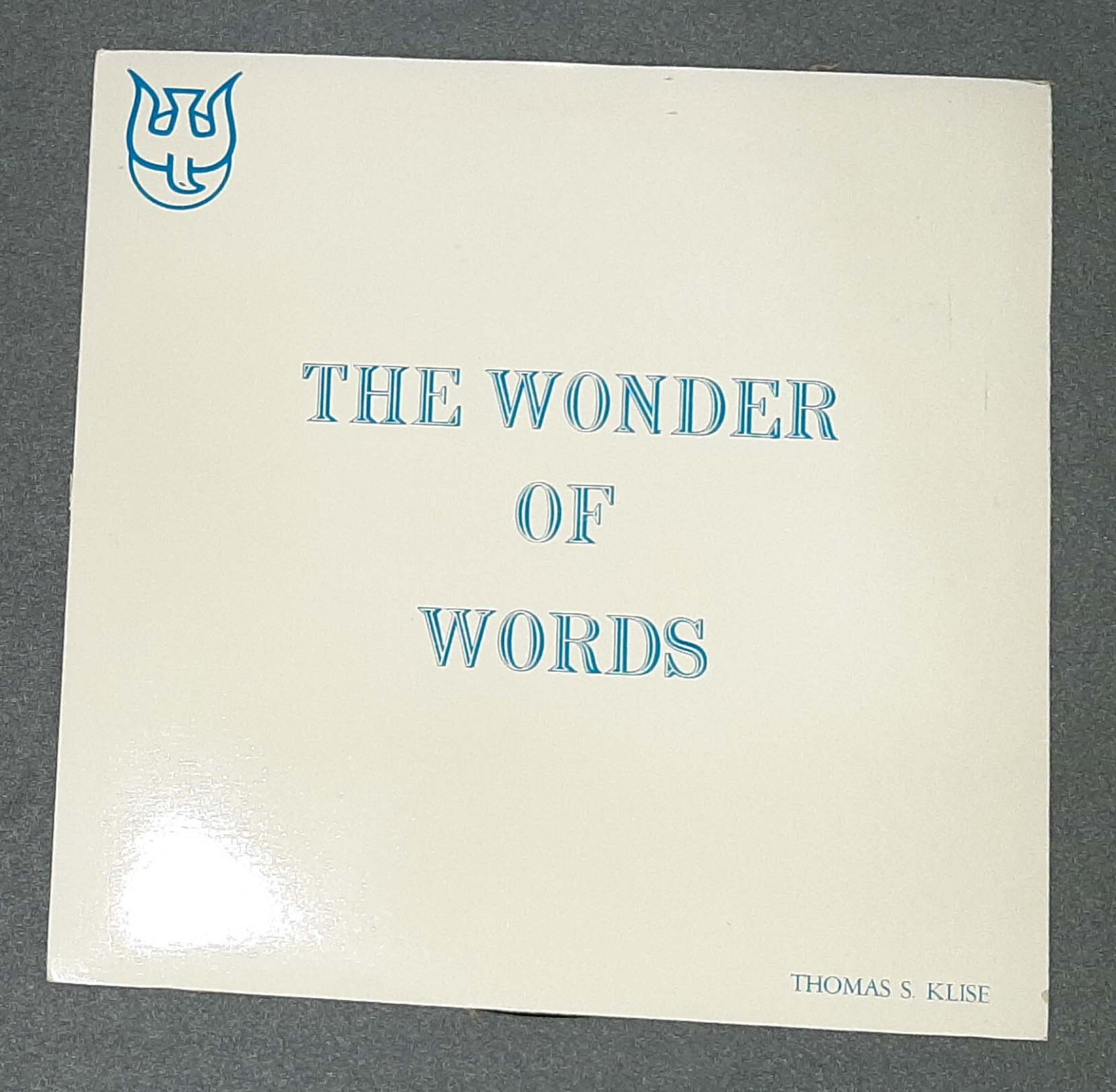 The Wonder of Words - Thomas S. Klise (Damaged Cover) (Record Album) | eBay