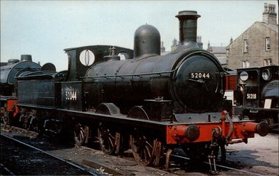 Steam Locomotive 52044 Class 25 vintage postcard r370 | eBay