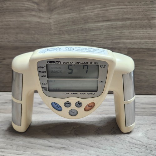 Omron Fat Loss Monitor HBF-306 Body Fat Scale Analyzer Handheld | eBay