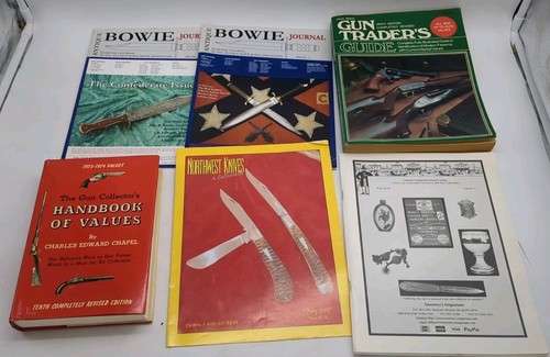 Lot Of 6 Gun & Knives Books Magazine Catalog Price Guide Values Bowie ...