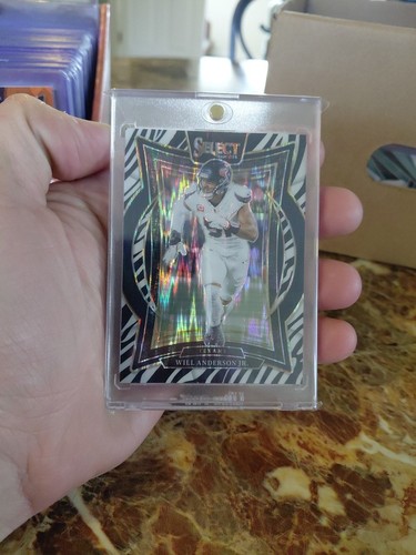 2024 Panini Select Will Anderson Jr. Zebra Shock Prizm SSP Case Hit ...