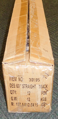 ARISTOCRAFT G SCALE 30195 5' STRAIGHT TRACK SECTION 12 PIECES CASE 1 ...