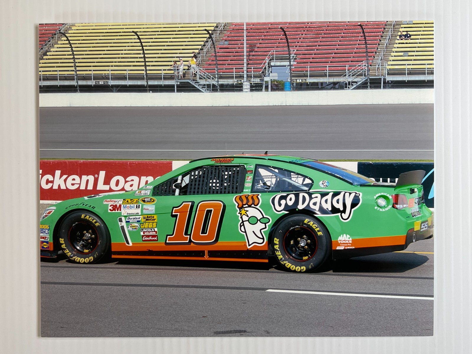 Danica Patrick - 8x10 Photo (2013) - GoDaddy Racing Team Car Up Close ...