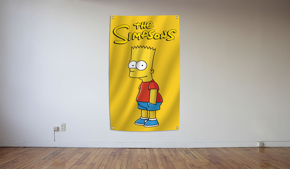 The Simpsons Flag Banner 3X5Ft Homer Marge American animated Fans Room ...