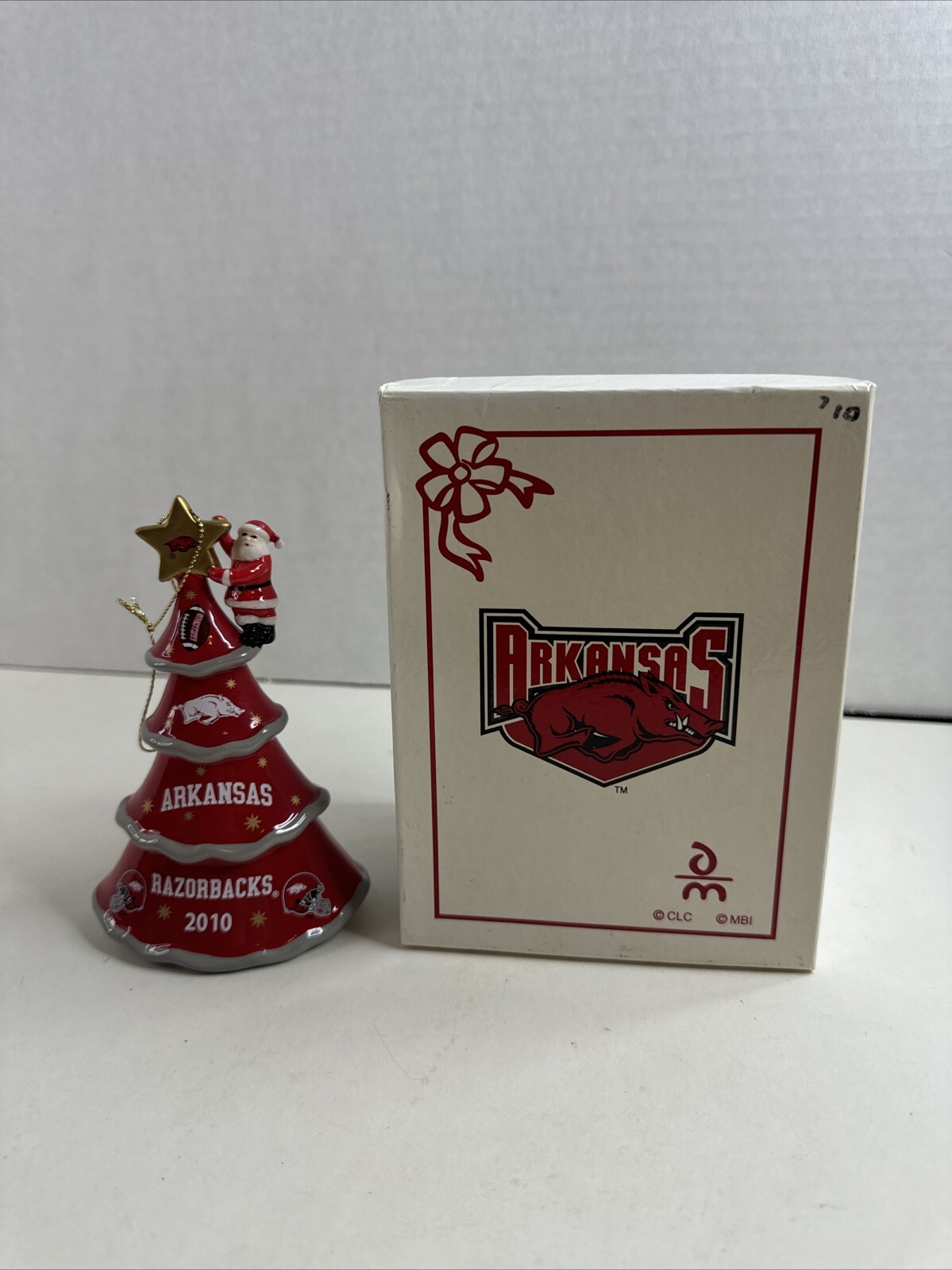 Danbury Mint University of Arkansas Razorbacks 2010 Christmas Tree ...