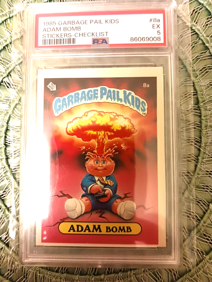 1985 Topps Garbage Pail Kids GLOSSY PSA 5 CHECKLIST GPK Stickers | eBay