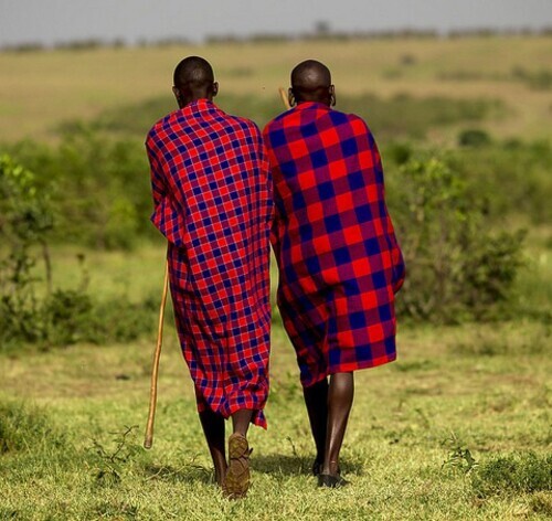 African Masai Maasai Shuka Blanket Shawl Scarf Sarong Kimono 59x79 ...