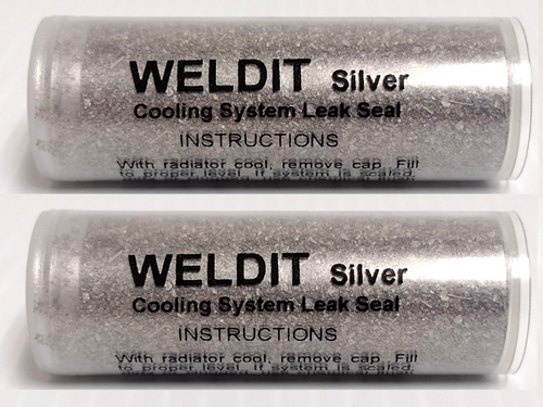💥2x☆Weldit☆Radiator Stop Leak☆Silver Sealer☆Conditioner☆AlumAseal ...