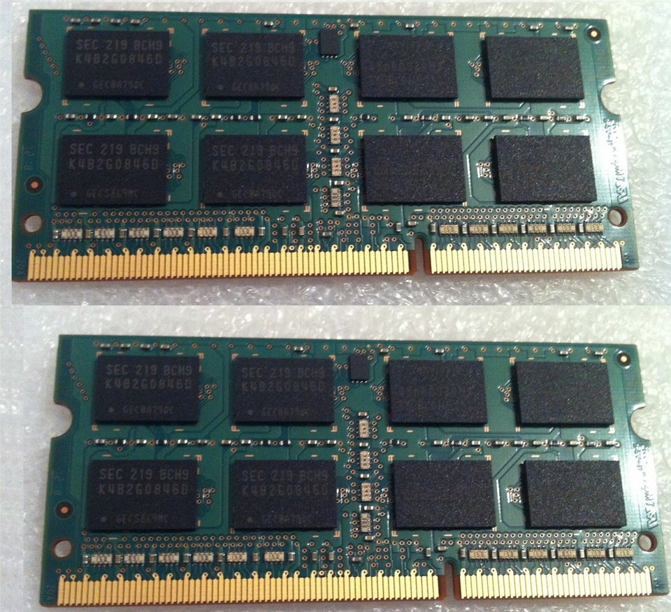 Macbook Pro 13 A1278 2012 Mid RAM Memory DDR3 PC3 8 GB 2X4GBSticks= 8GB ...