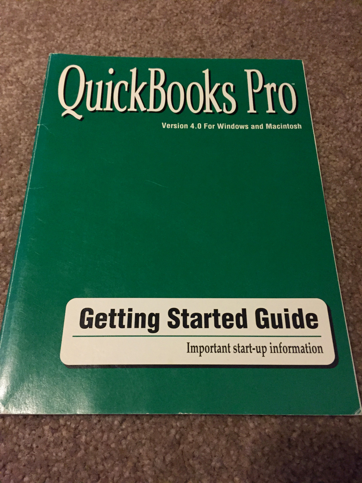 Quickbooks Pro Version 4.0 for Macintosh | eBay