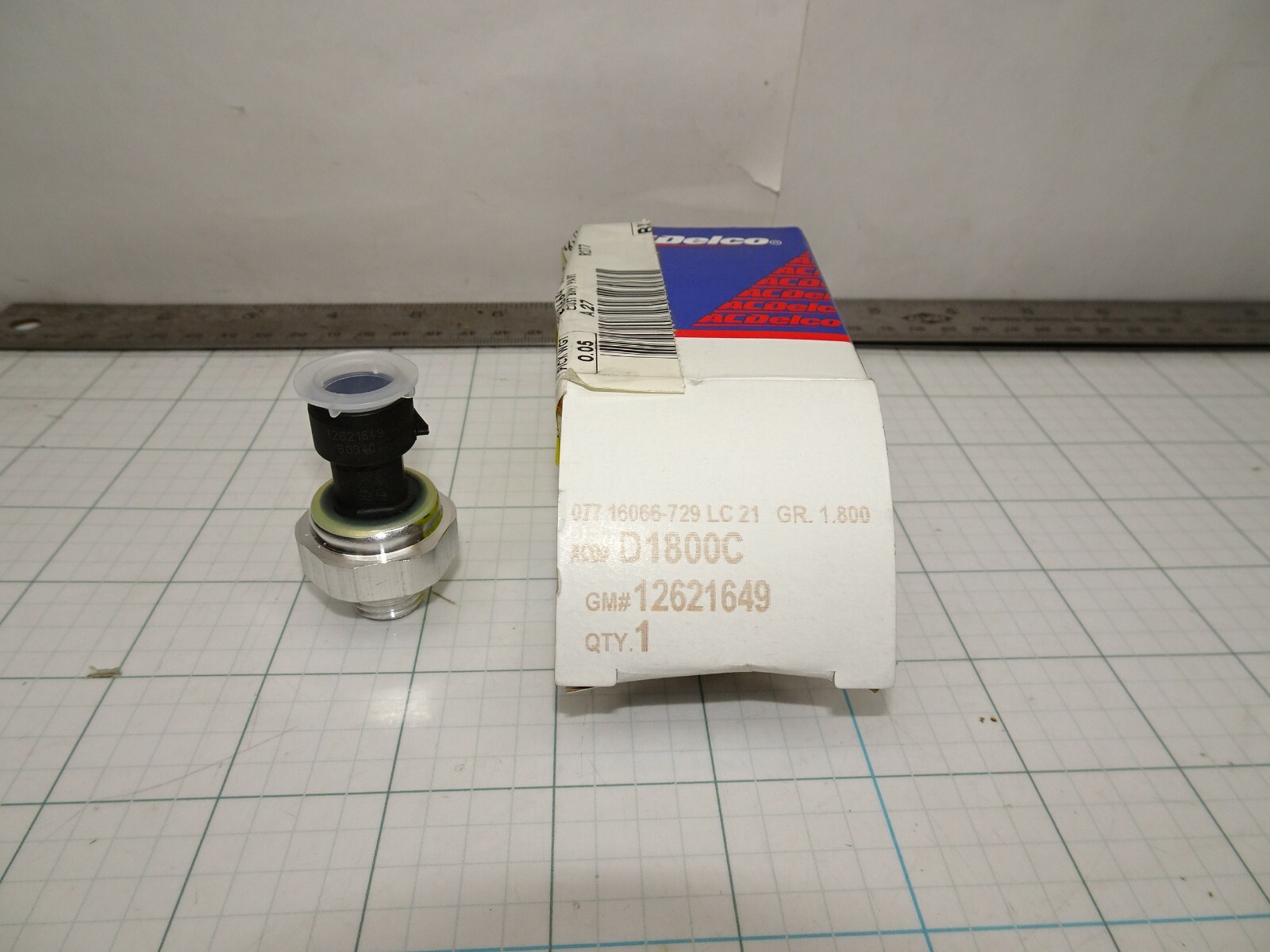 GM 12621649 Engine Oil Pressure Sending Unit D1800C OEM NOS General ...