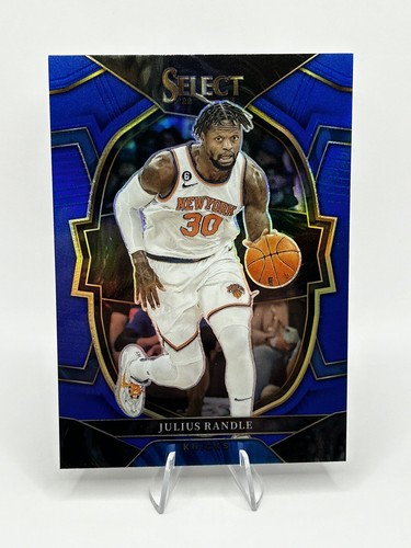 2022-23 #40 Julius Randle Panini Select Basketball Concourse Blue Prizm ...