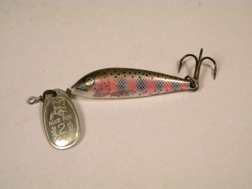 Vintage Blue Fox Super Vibrax Minnow #2 inline spinner Finland ...