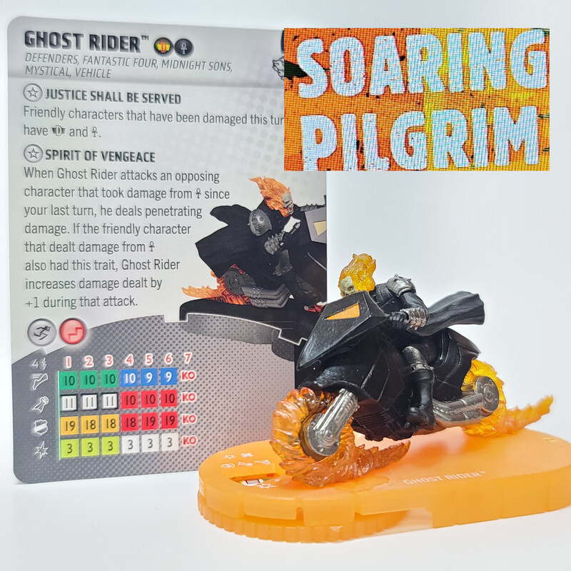 Marvel Heroclix GHOST RIDER - 034 - RARE Wheels of Vengeance | eBay