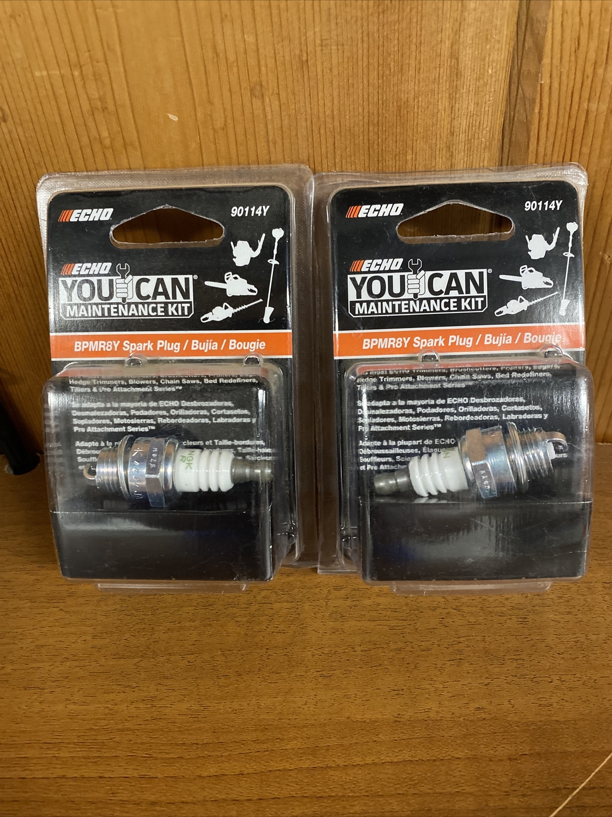 Set of TWO ECHO 90114Y spark plugs FAST LOW COST SHIPPING 743184013595 ...