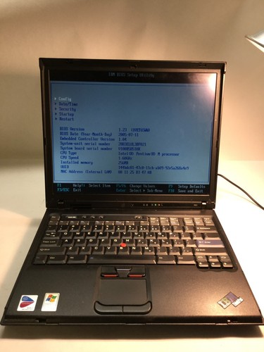 IBM ThinkPad R51 14" Laptop Intel Pentium M- BOOTS TO BIOS-MZ | eBay