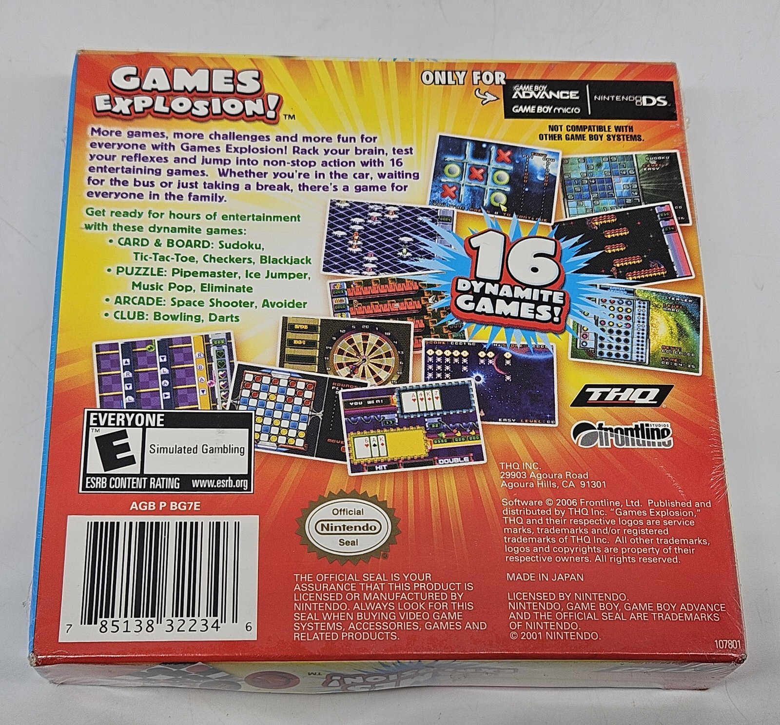 Games Explosion (Nintendo Game Boy Advance, 2006) for sale online | eBay