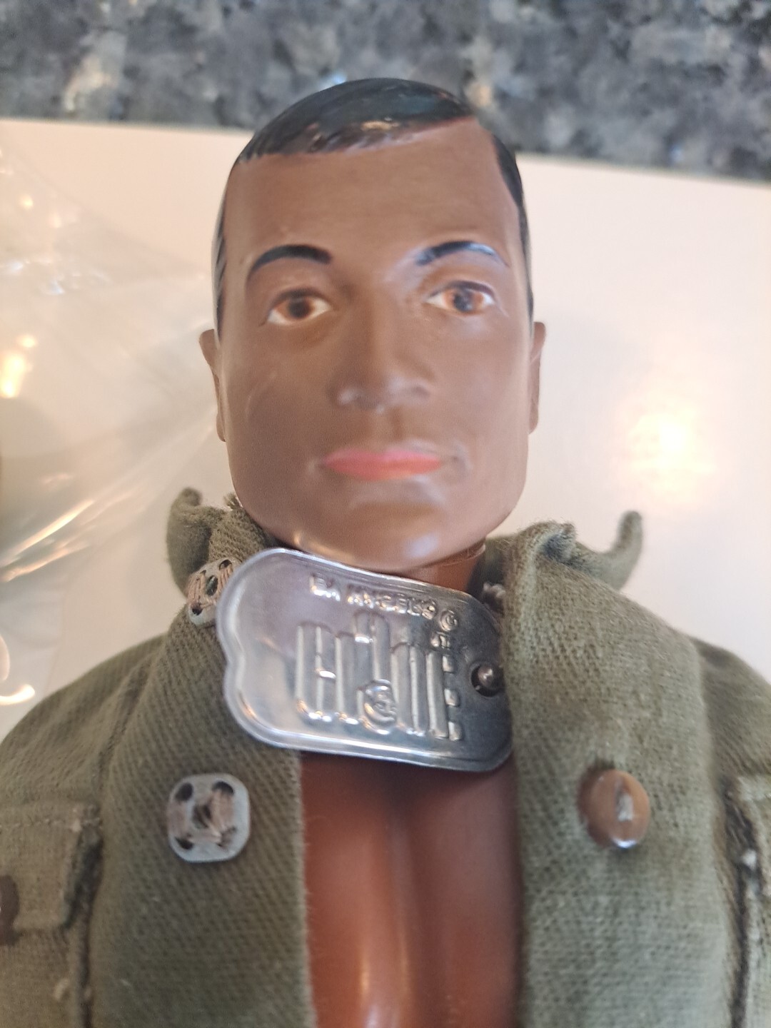 RARE Vintage GI Joe 12" 1/6 1965 Hasbro African American Action Soldier ...
