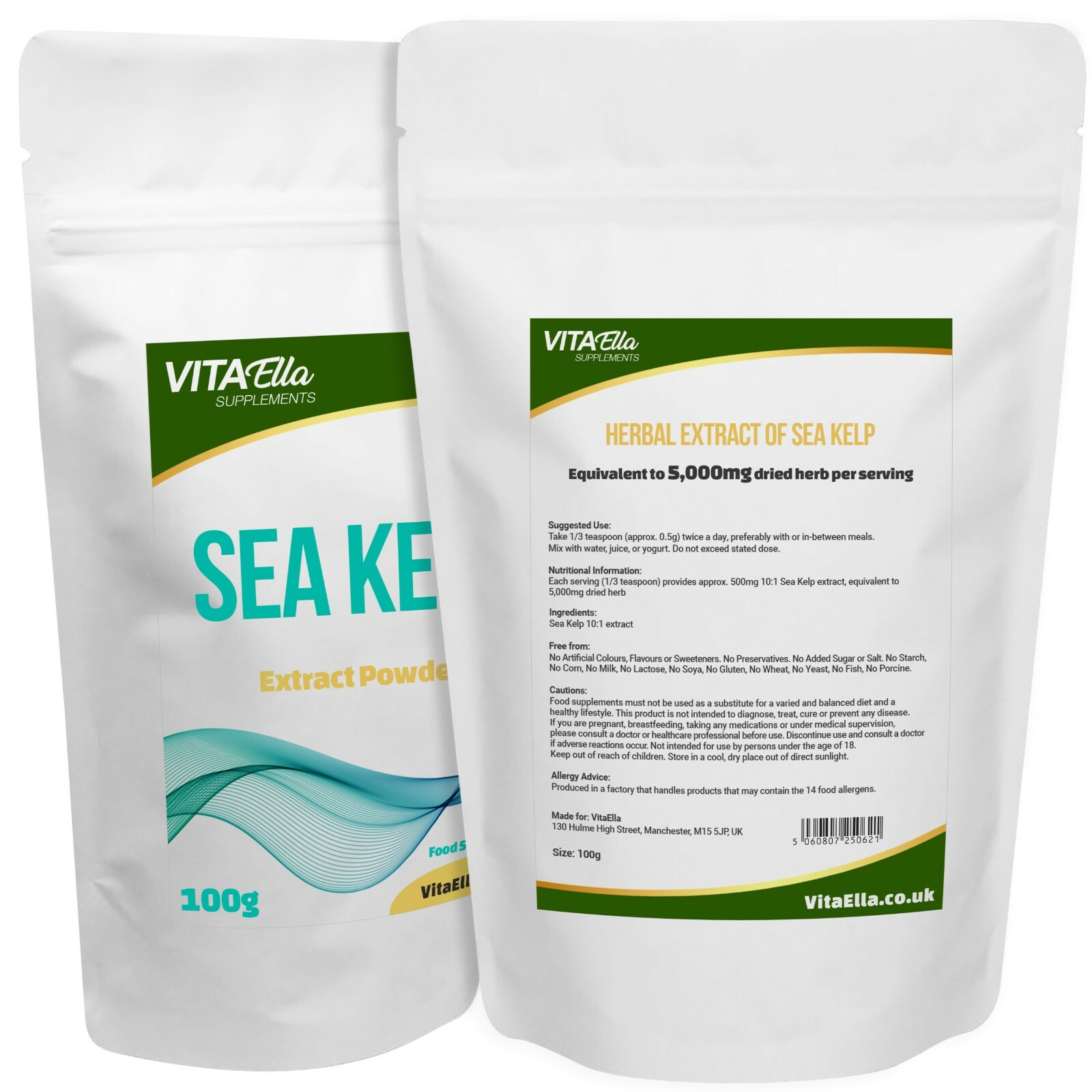 Sea Kelp | 10:1 Extract Powder | Powerful Formula | Strength & Quality ...